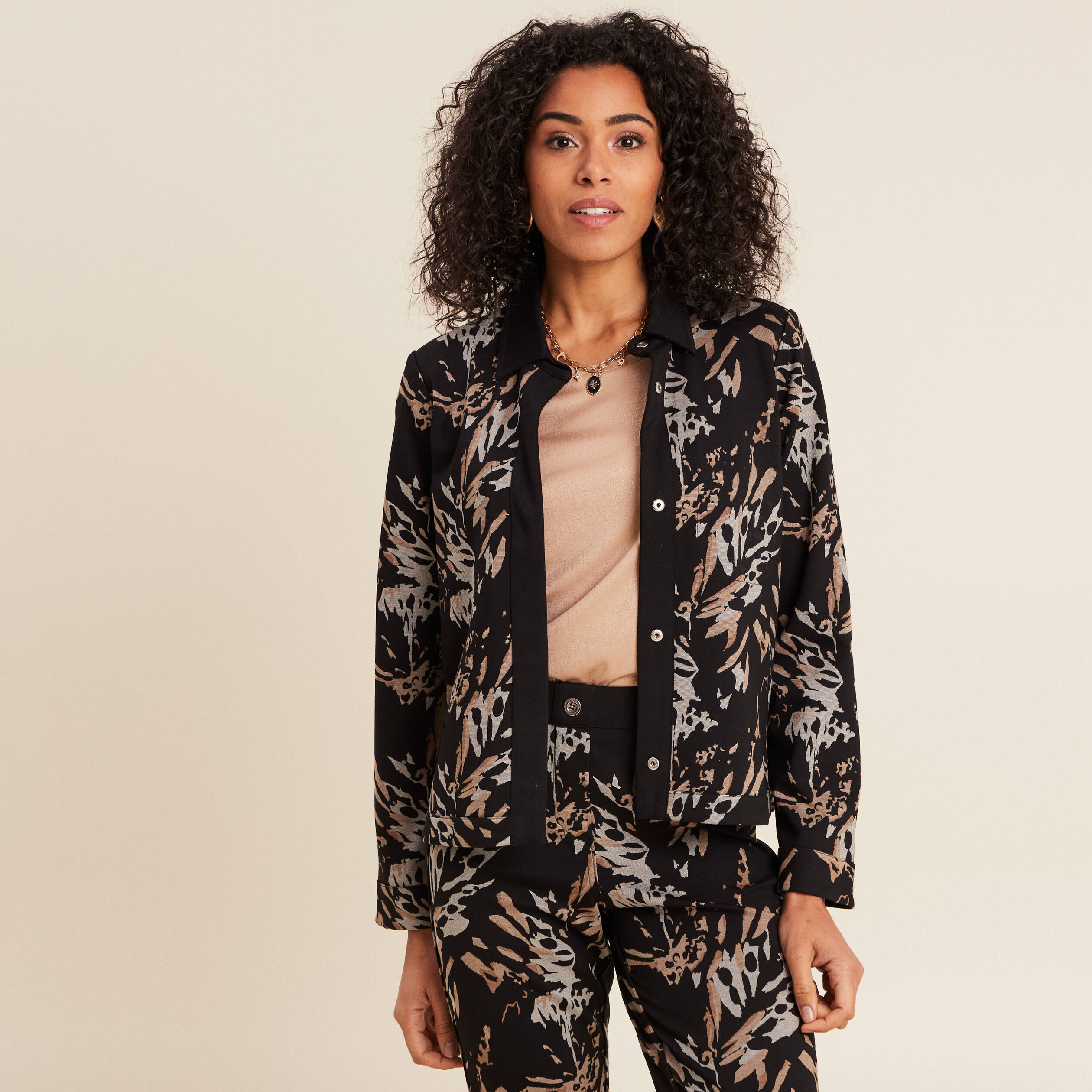 Veste réversible noir femme | Bréal