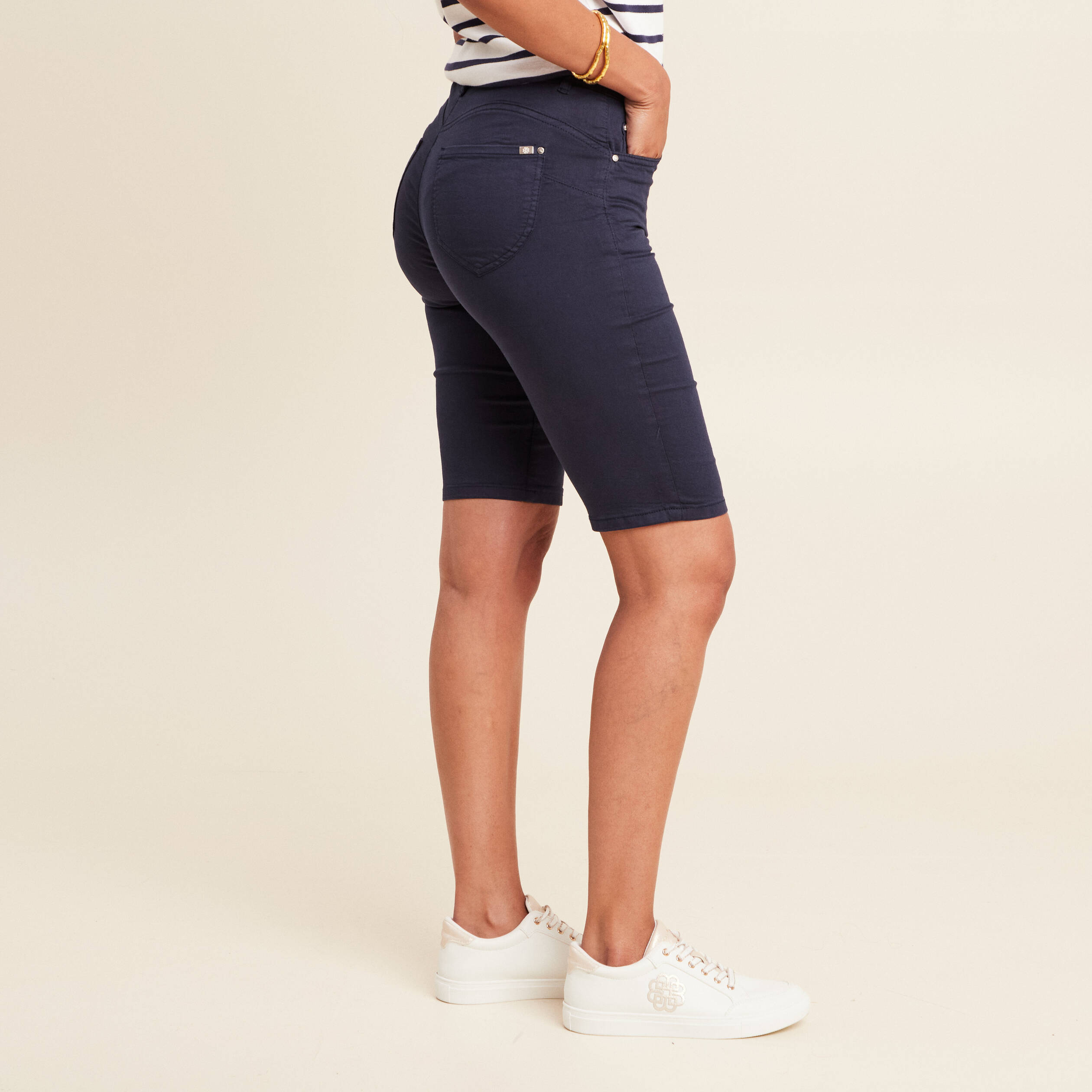 Bermuda magique Le Léger bleu marine femme | Bréal